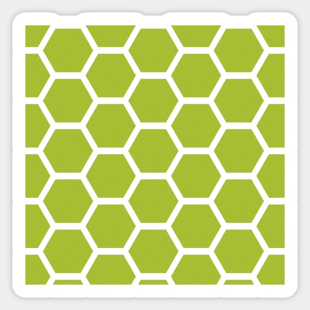 Hexagon patterns - Hexagon - Sticker | TeePublic